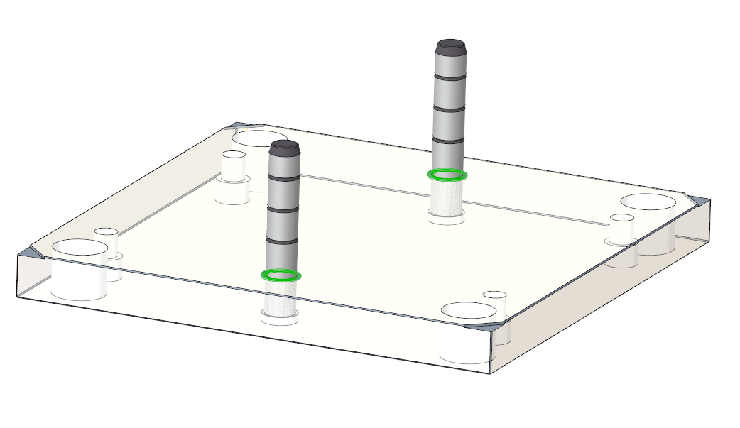 To Assemble Ejector Guide Bushings and Pins