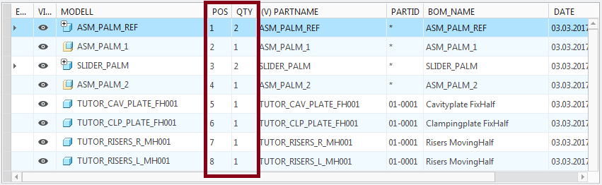 To Edit the Bill of Materials